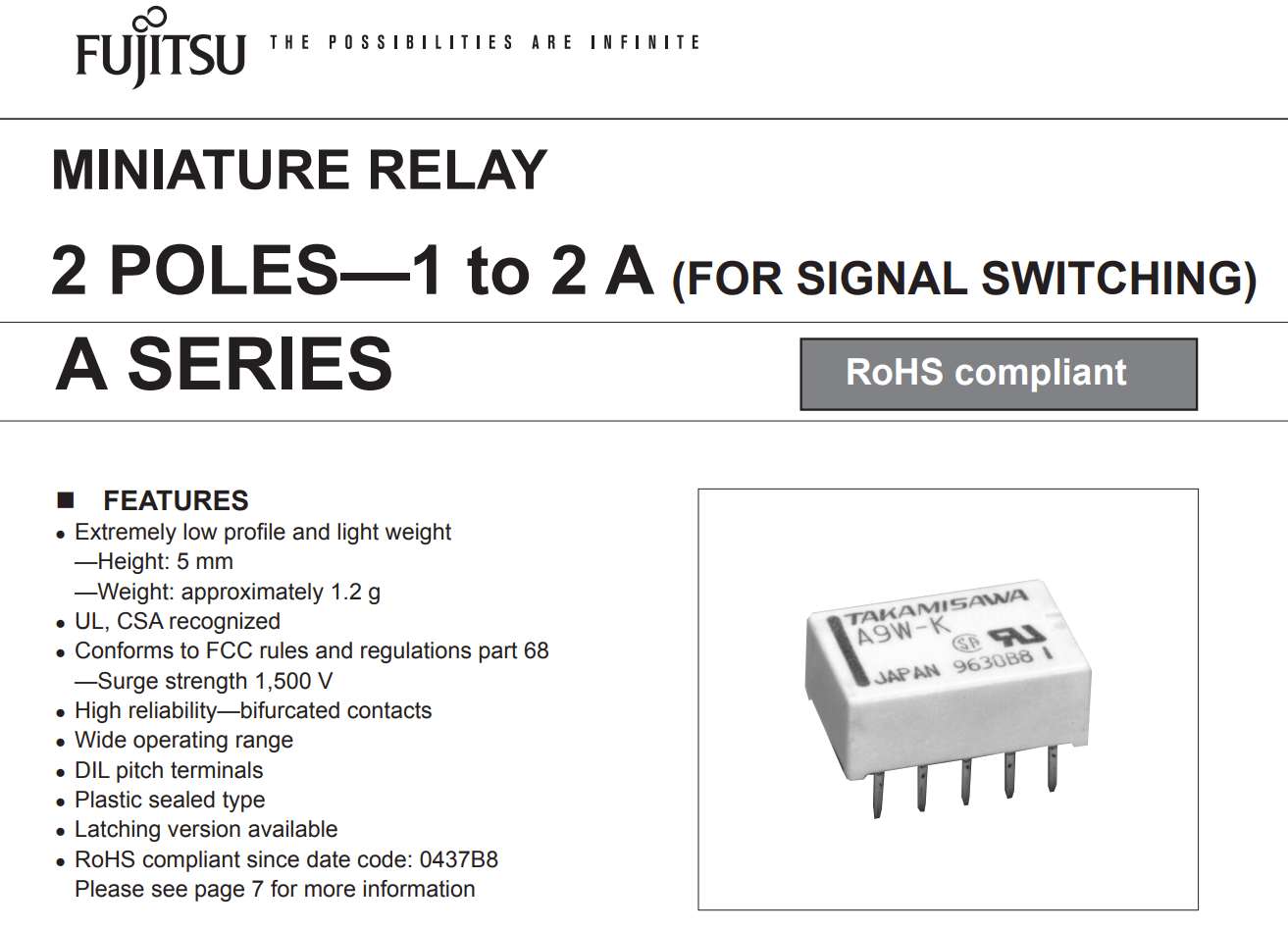 Micro Remote Control Relay PWM Switch Lightweight